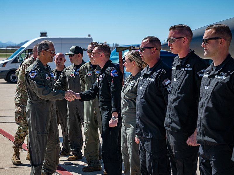 Meet the Pilot: F-16 Demo Team Commander Taylor ‘FEMA’ Hiester