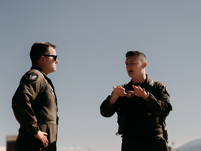 Meet the Pilot: F-16 Demo Team Commander Taylor ‘FEMA’ Hiester